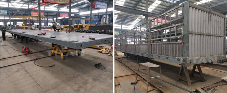 4 Axle Fence semi trailer | trailer with removable walls for sale in ...