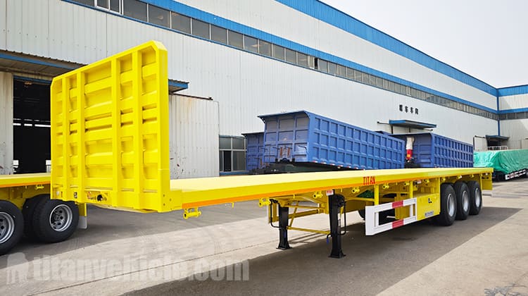 3 Axle 40 Feet Flatbed Trailer for Sale in Costa Rica