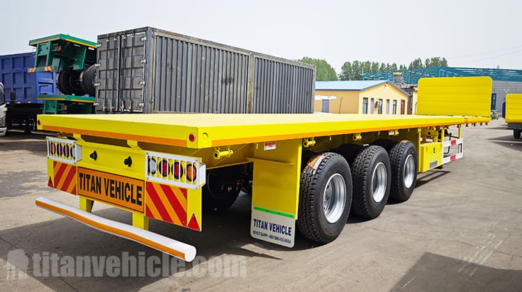 3 Axle 40 Feet Flatbed Trailer for Sale in Costa Rica