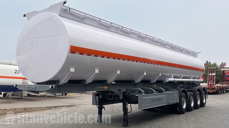 45000 Liters Stainless Steel Tanker Trailer Petrol Tanker Price for ...