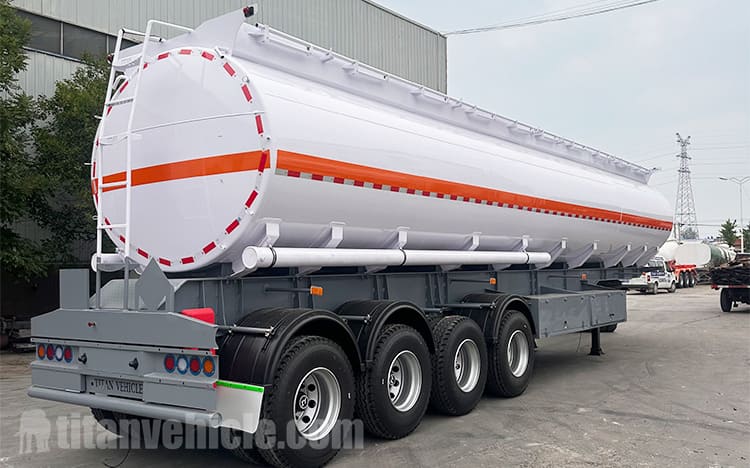 45000 Liters Stainless Steel Tanker Trailer Petrol Tanker Price for ...