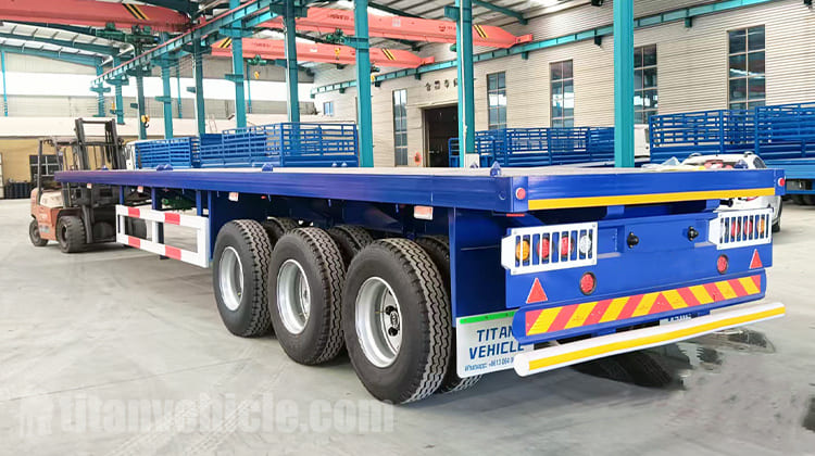 3 Axle Semi Truck Flatbed Trailer Manufacturers in Congo