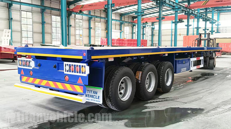 3 Axle Semi Truck Flatbed Trailer Manufacturers in Congo