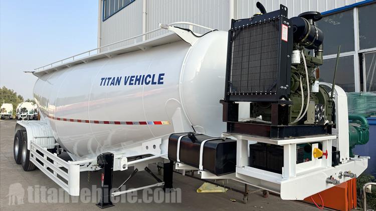 2 Axle Dry Bulk Tanker Trailer for Sale in Ghana