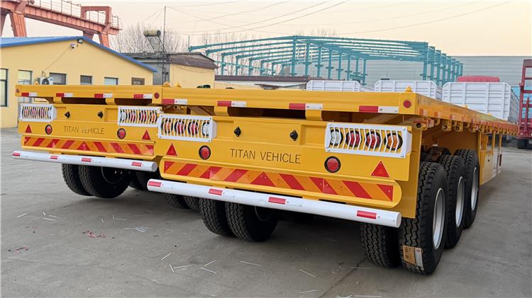 13m Flatbed Semi Trailer for Sale In Indonesia