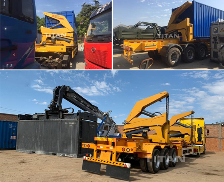 Side lifter | side loader | self loading container for sale