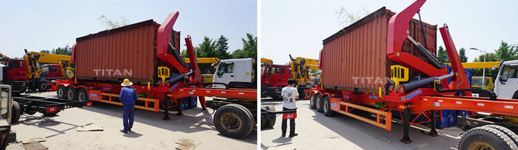 Side Lifter Side Loader | Self Loading Container Chassis For Sale