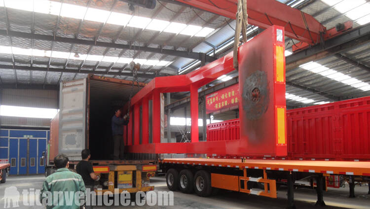 40Ft 2/3 Axle Container Terminal Traile For Sale In Guyana
