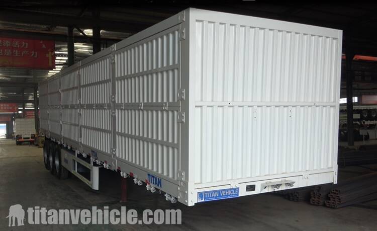 3 Axle 40Ft Box Semi Trailer For Sale In Malawi