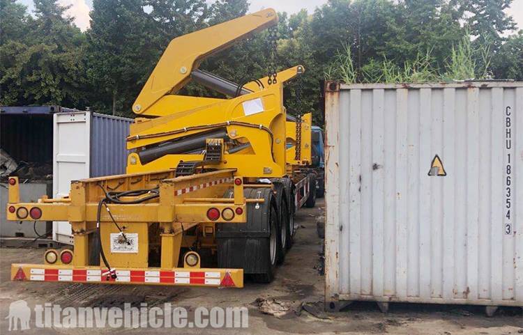 3 Axle 40Ft Container Side Lifter For Sale In Papua New Guinea