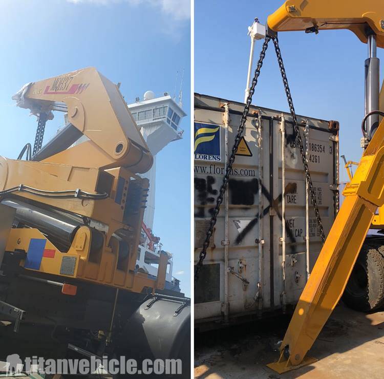 3 Axle 40Ft Container Side Lifter For Sale In Papua New Guinea