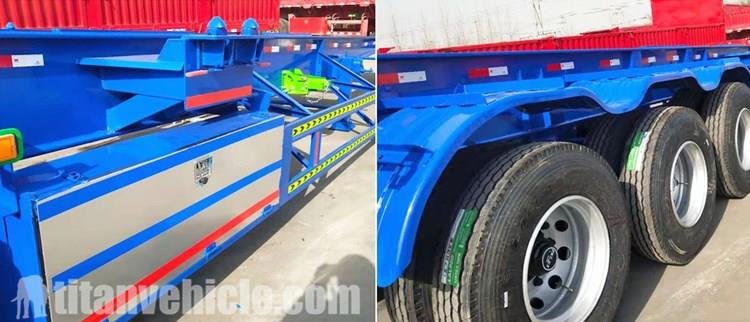 Tri Axle Chassis Trailer for Sale in Senegal Dakar | What is Tri Axle ...