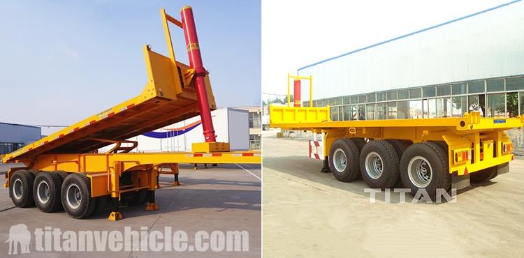 3 Axle 20Ft Flatbed Tipper Trailer will be sent to Botswana