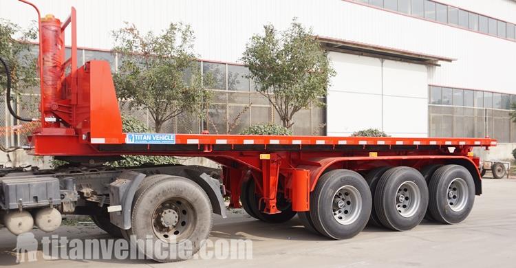3 Axle 20Ft Flatbed Tipper Trailer will be sent to Botswana