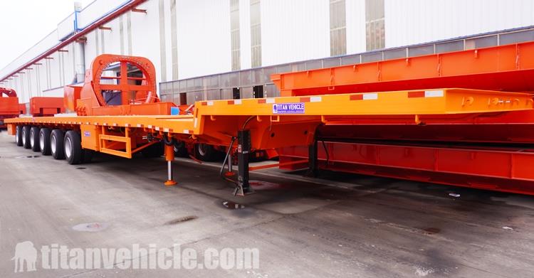 6 Axle Extendable Semi Trailer for Sale In Vietnam Danang