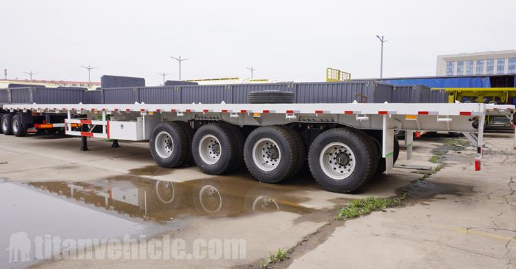 4 Axle Flat Bed Semi Trailer for Sale In Oman