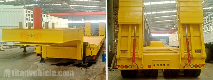 4 Line 8 Axle 150 Ton Heavy Load Low Bed Trailer for Sale in Nigeria