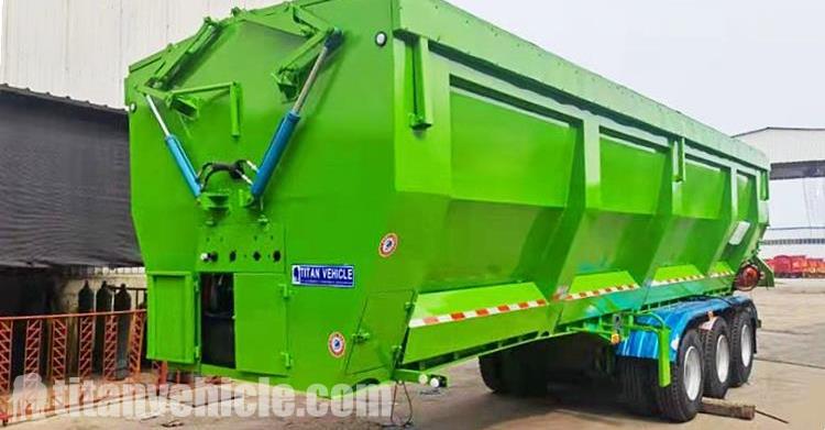 3 Axle Crawler-Type Tipper Dump Box Trailer for Sale In Mauritius