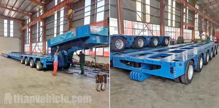 Hydraulic Axle Modular Trailer for Sale in Nigeria - TITAN Vehicle