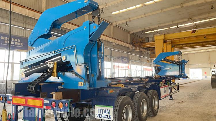 40Ft Side Loader Trailer will be sent to Tanzania
