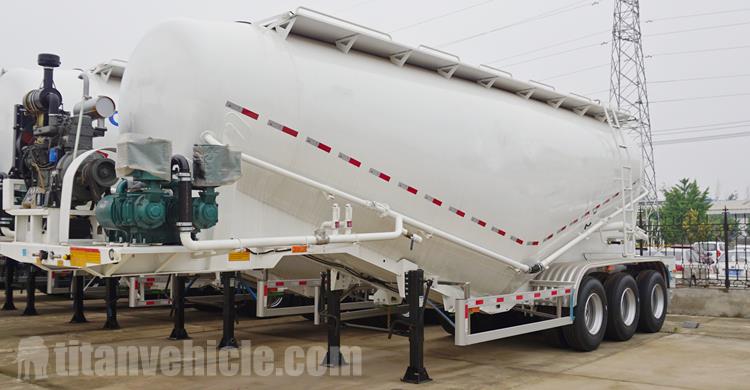 50 Ton Bulk Cement Tank Truck Trailer has shipped to Dominica