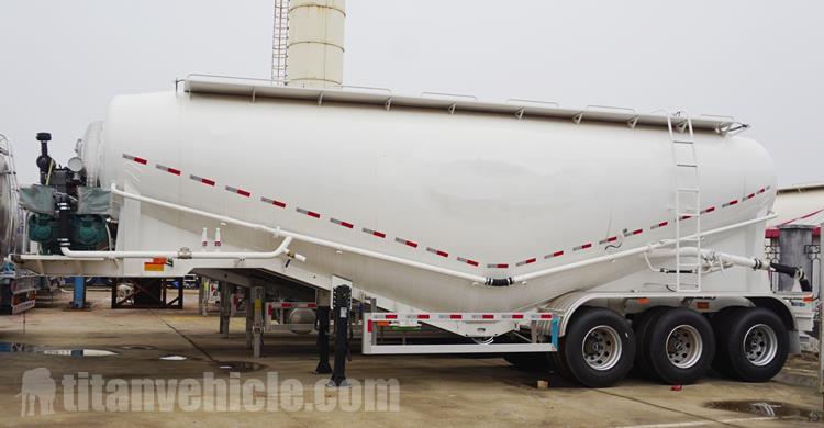 50 Ton Bulk Cement Tank Truck Trailer has shipped to Dominica