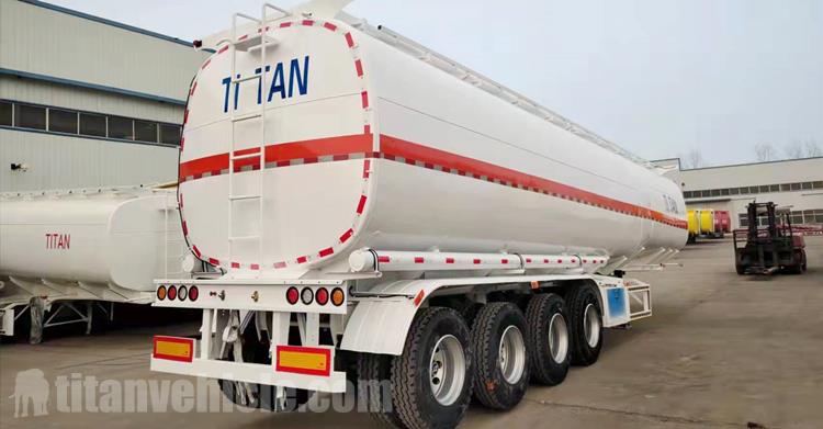 4 Axle 54000 Liters Oil Tanker Trailer with 6 Compartments will be sent ...