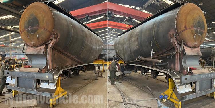 3 Axle 38m3 Dry Bulk Trailer will be sent to Ghana