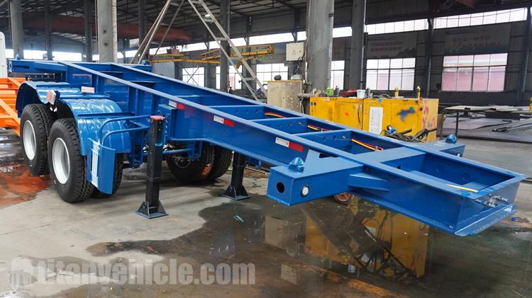 2 Axle 20Ft Container Trailer will shipped to Burkina Faso