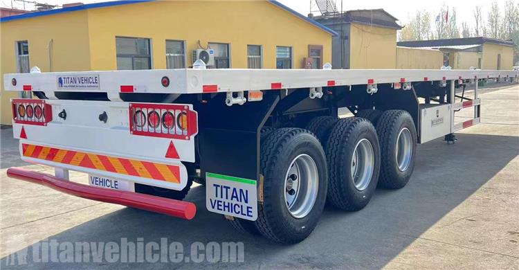 12M Flatbed Semi Trailer for Sale In Tanzania