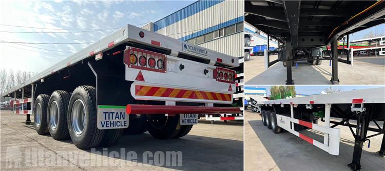 12M Flatbed Semi Trailer for Sale In Tanzania