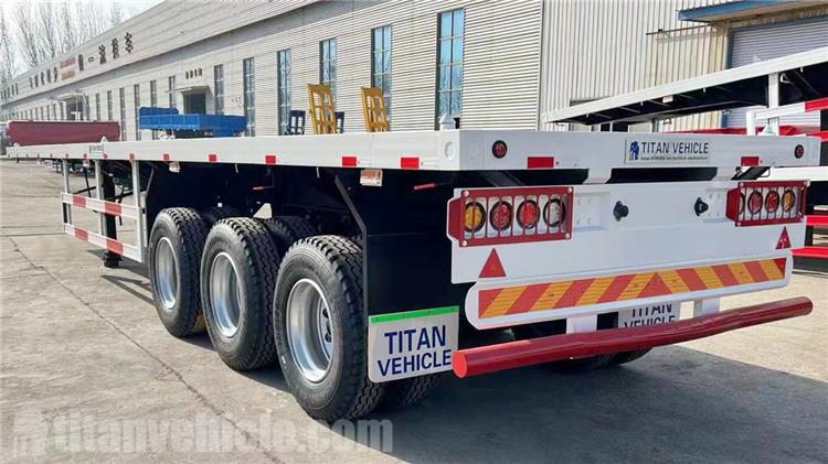 12M Flatbed Semi Trailer for Sale In Tanzania