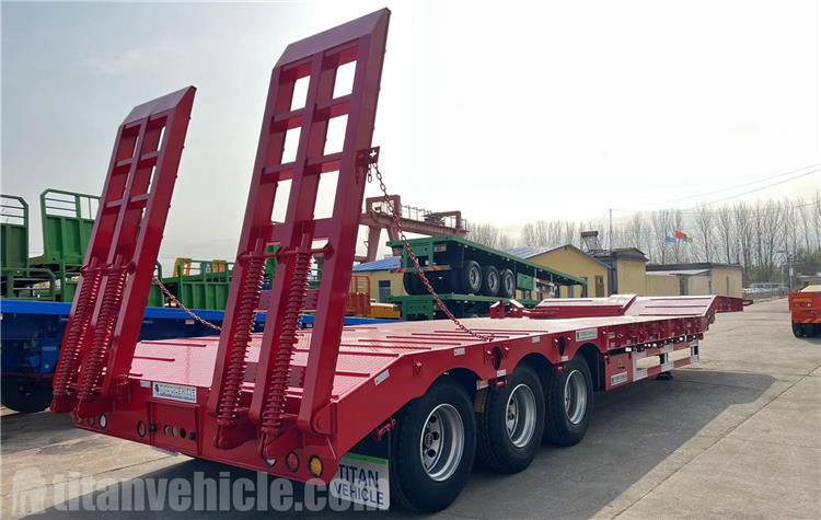 3 Axle 80 Ton Low Loader Trailer for Sale In Burundi