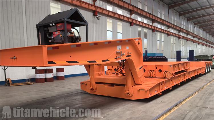 150 Ton Hydraulic Removable Gooseneck Lowboy Trailer for Sale In Guyana