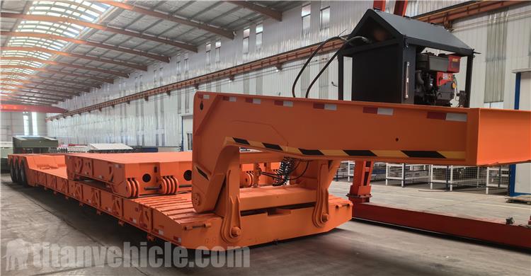 150 Ton Hydraulic Removable Gooseneck Lowboy Trailer for Sale In Guyana