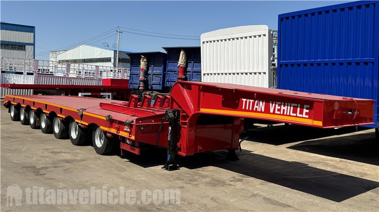7 Axle Low Bed Truck Trailer for Sale In Congo