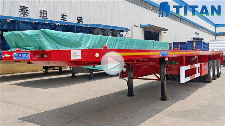 40ft Flatdeck 3 Axle Trailer for Sale In Democratic Republic of the Congo