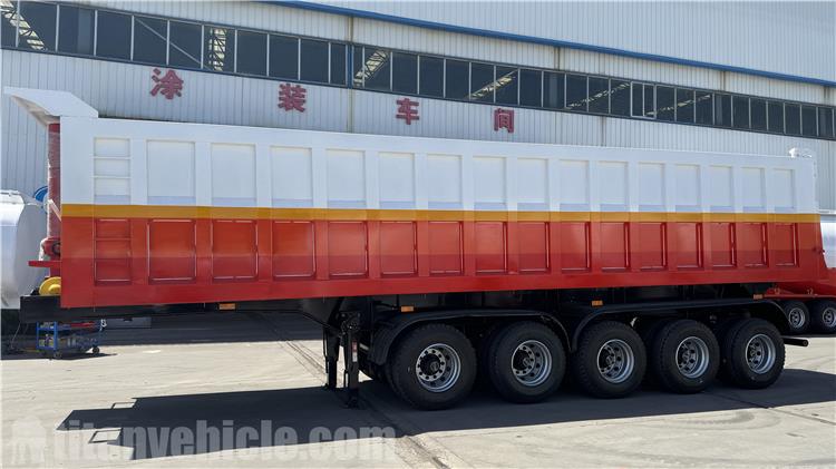 5 Axle 100 Ton Tipper Trailer for Sale In Cameroon