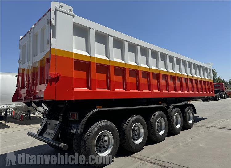 5 Axle 100 Ton Tipper Trailer for Sale In Cameroon