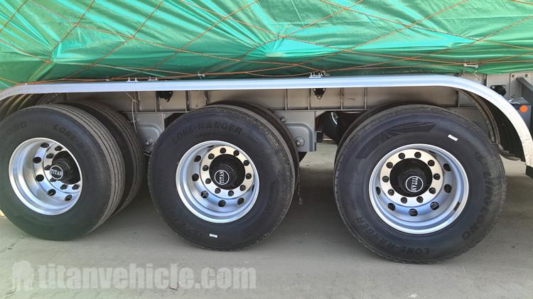 39000 Liters Aluminum Fuel Tanker Trailer for Sale in Costa Rica