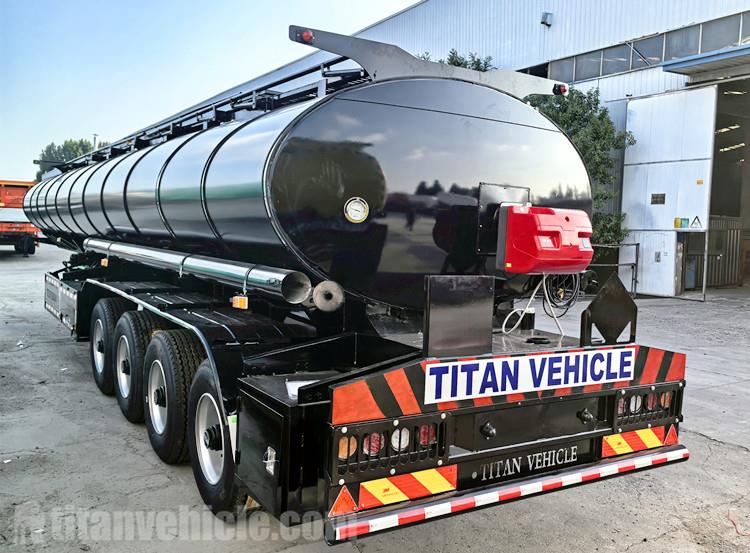 4 Axle Bitumen Tanker Trailer for Sale in Kazakhstan