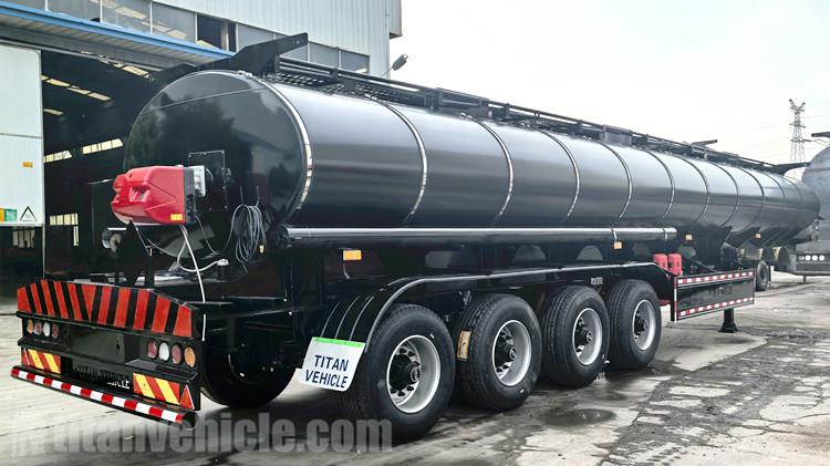 4 Axle Bitumen Tanker Trailer for Sale in Kazakhstan