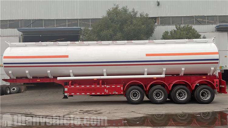 4 Axle 60000 Liters Oil Tanker Semi Trailer for Sale In Zambia