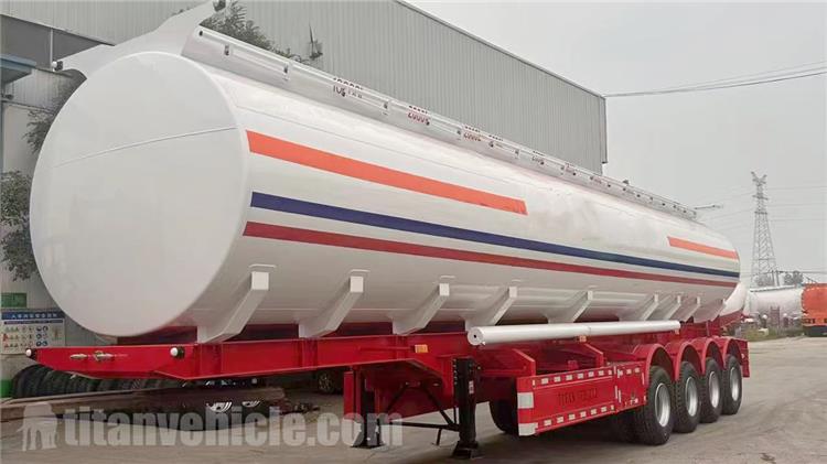 4 Axle 60000 Liters Oil Tanker Semi Trailer for Sale In Zambia
