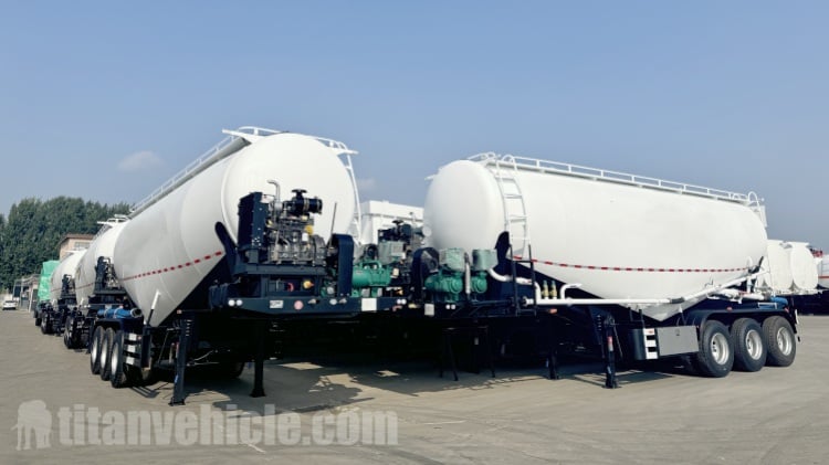 42 CBM Cement Tanker Trailer | Bulk Cement Tank Semi Trailer in Angola
