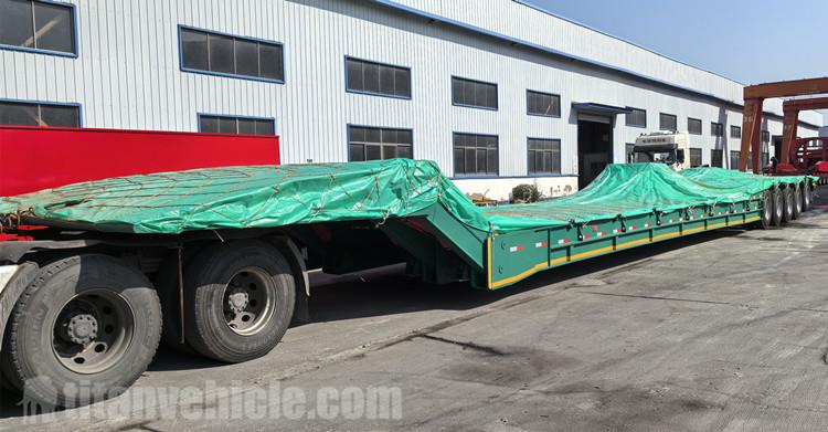 5 Axle 110 Ton Folding Neck Trailer for Sale in Saudi Arabia
