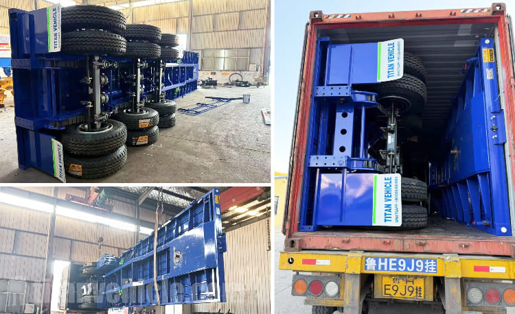 40 Foot Flatbed Semi Trailer Manufacturers for Sale in Zambia