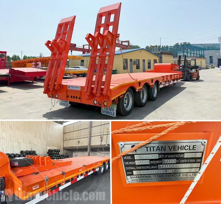 3 Axle Lowbed Trailer Truck for Sale in Congo