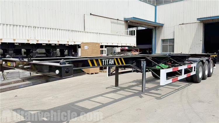 3 Axle 40 ft Container Chassis Trailer for Sale In Mali