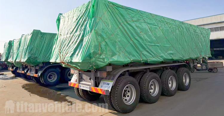 4 Axle Dump Truck Trailer for Sale in Mali